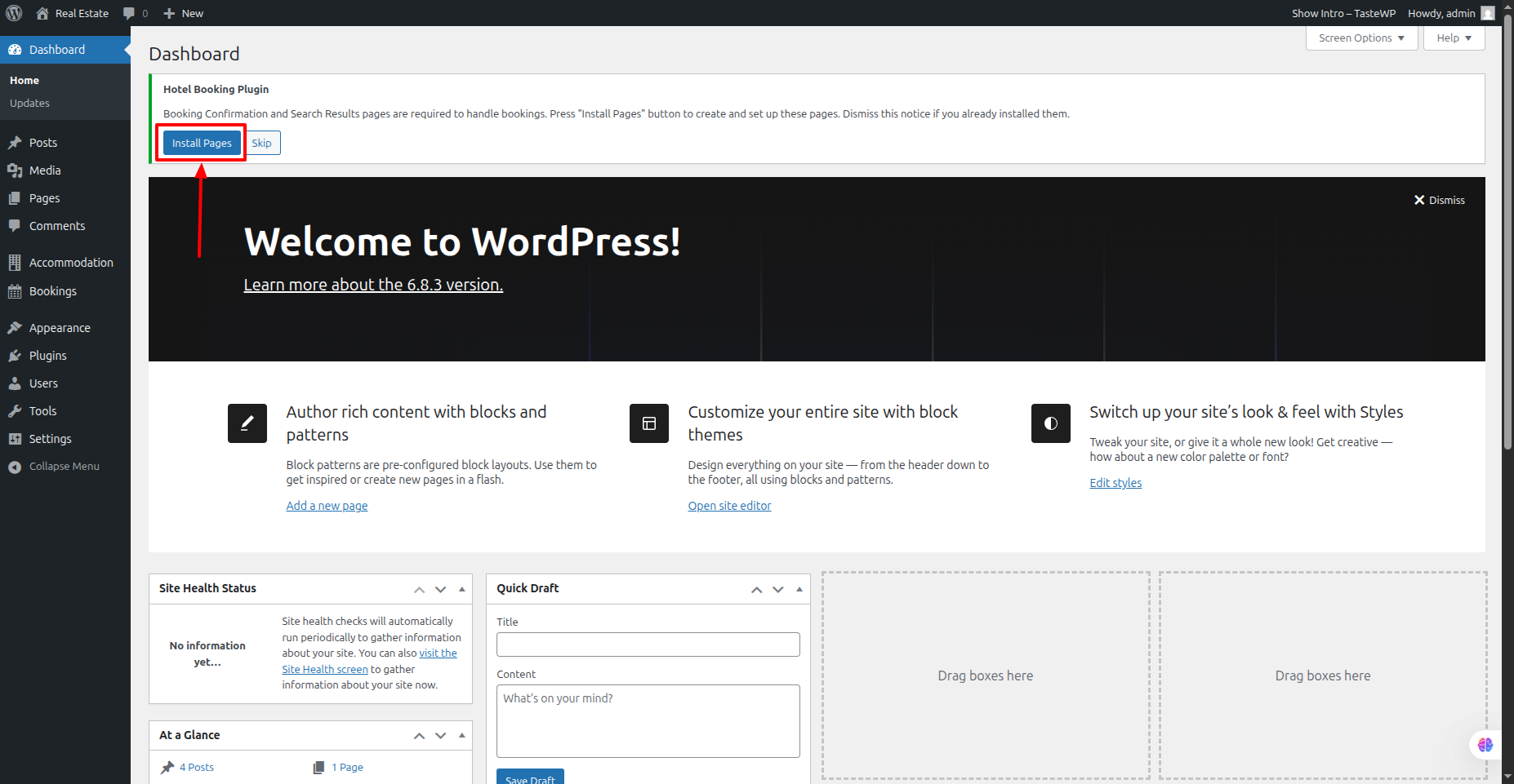 Expert Travel Agent Documentation/ Theme Instruction for Free WordPress Themes